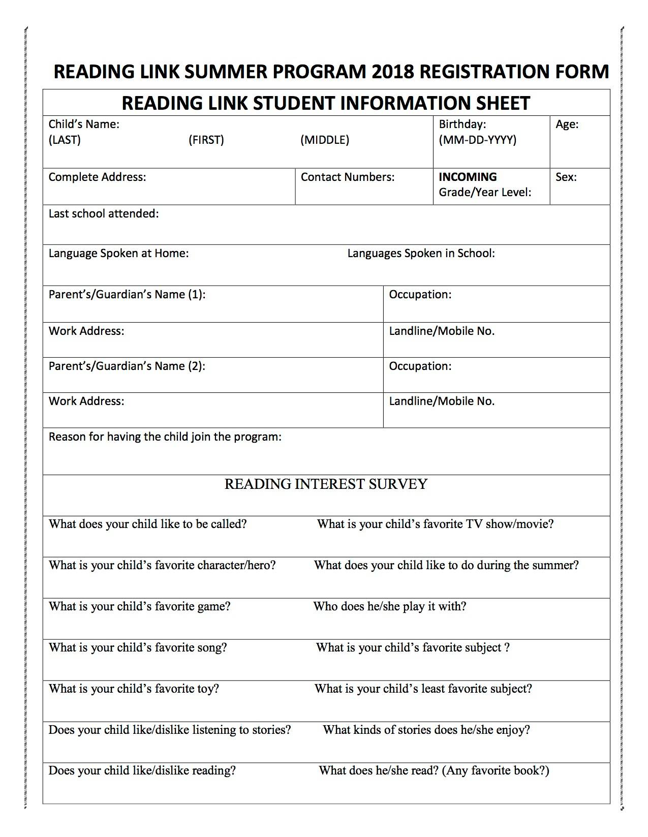 Reading Link 2019 – College of Education