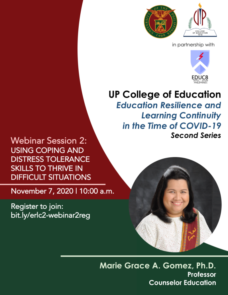 ERLC 2nd Series Webinar Session 2: “Using Coping and Distress Tolerance ...
