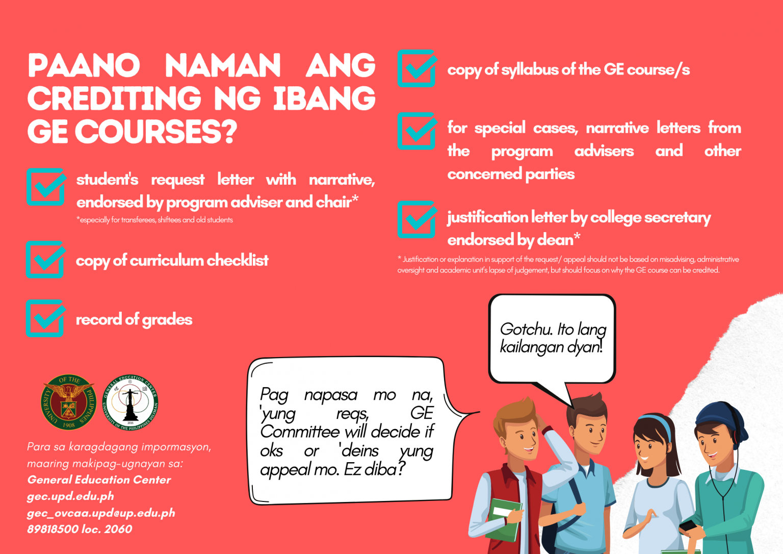 Substitution of GE Courses – College of Education