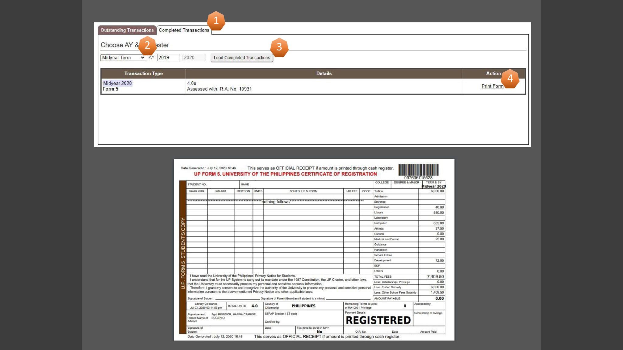 Registration Guide for Undergraduate and Graduate Students: 1st ...