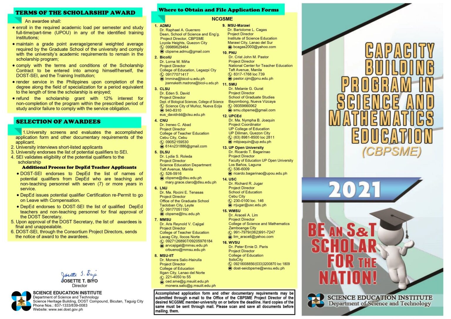 Financial Assistance – College of Education