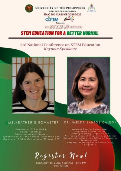 sySTEM UPgrade: STEM EDUCATION FOR A BETTER NORMAL – College of Education
