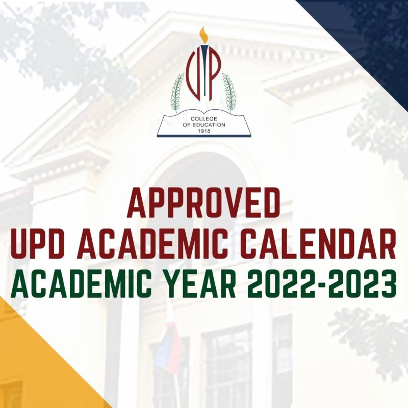 Approved UP Diliman Academic Calendar for Academic Year 2022-2023 ...
