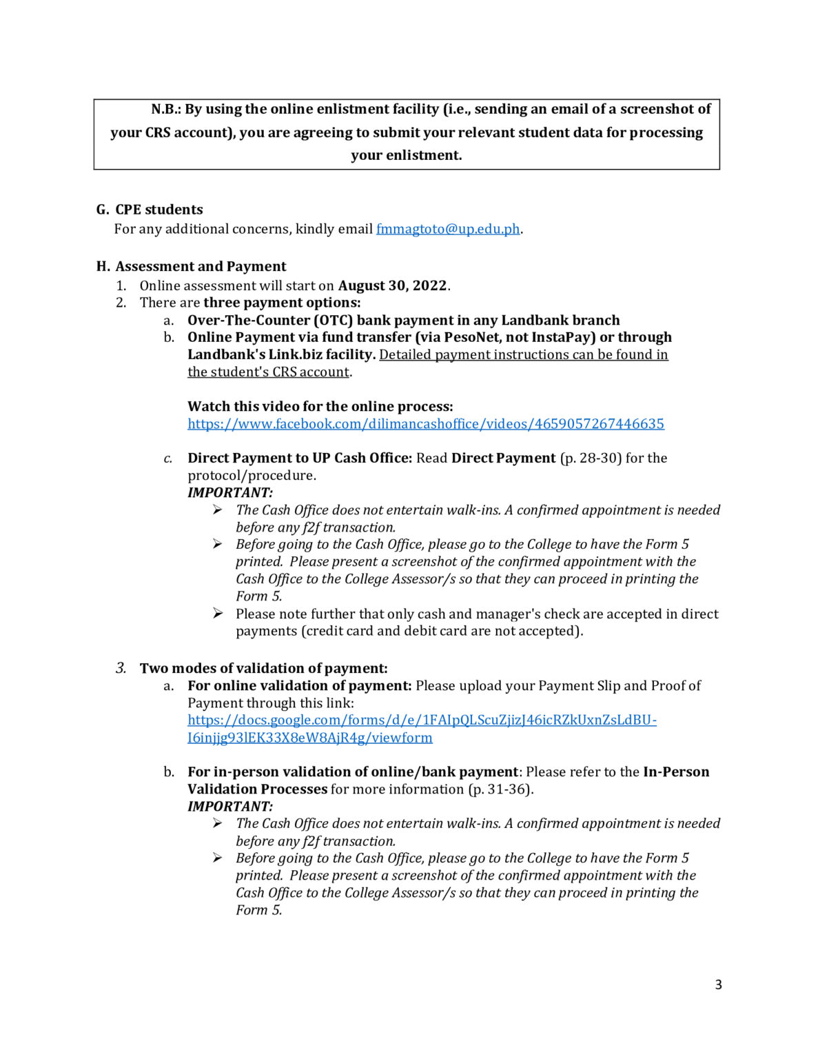 Registration Guide for Undergraduate and Graduate Students | Semester 1 ...