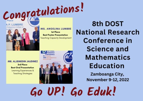 8th National Research Conference in Science and Mathematics Education ...