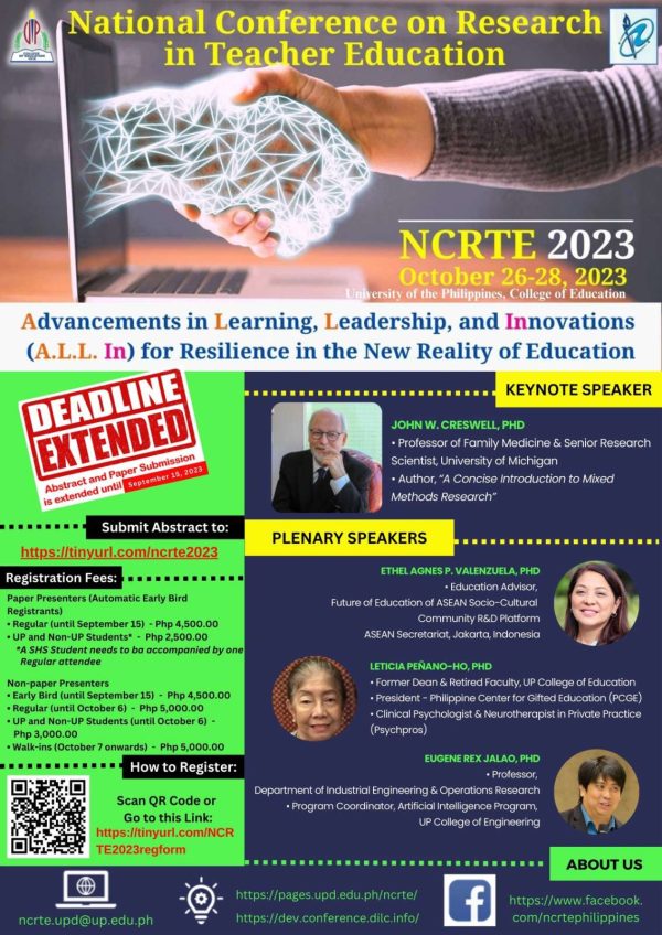 [ONLY ONE DAY LEFT FOR EARLY BIRD REGISTRATION AND SUBMISSION OF ...