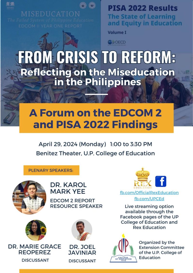 From Crisis to Reform: Reflecting on the Miseducation in the ...
