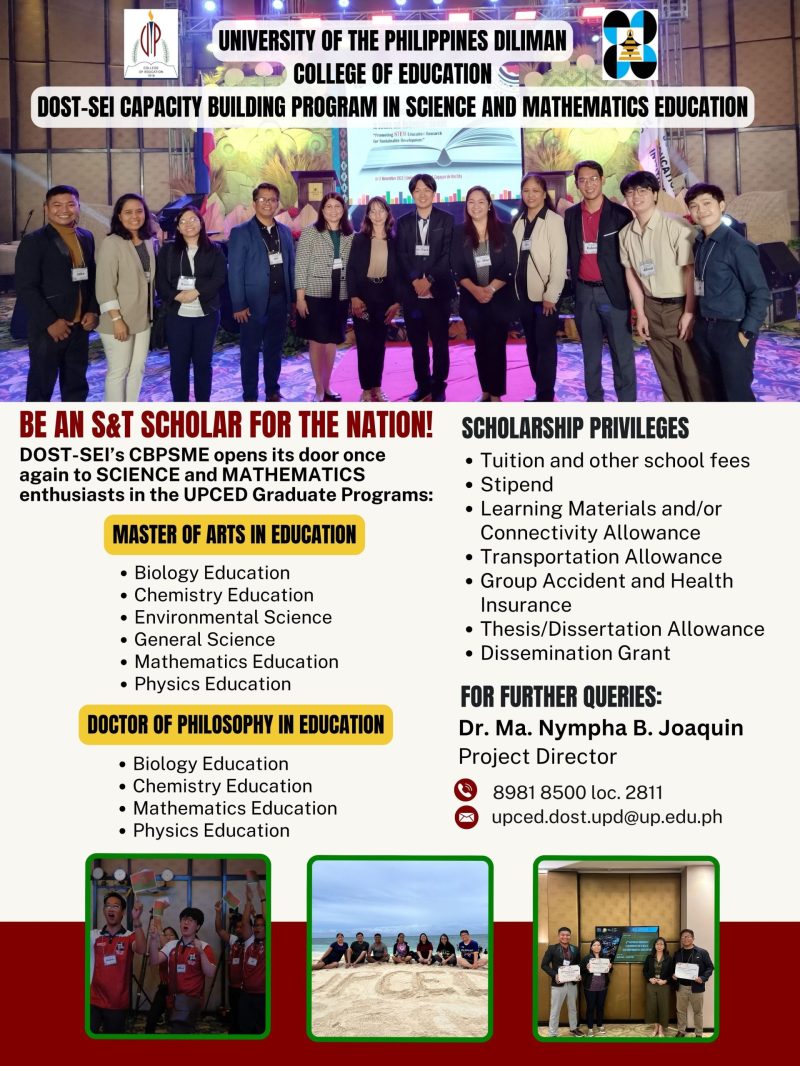 Call for Applications 2024: DOST-SEI’s Capacity Building Program in ...